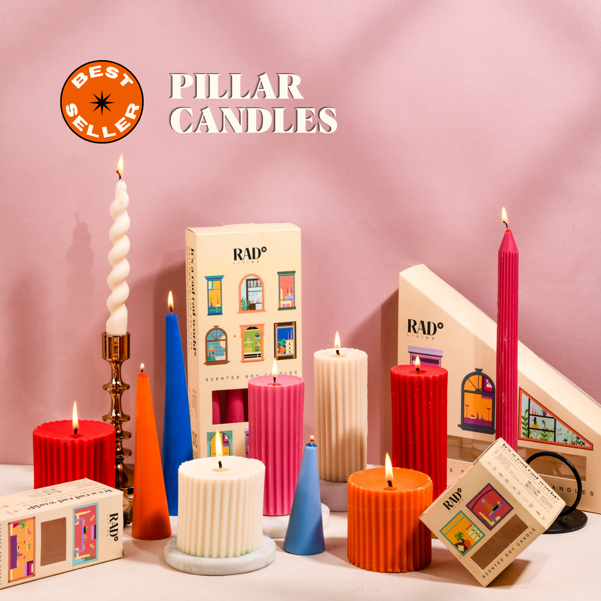 Bestseller Pillar Candles – RAD LVNG