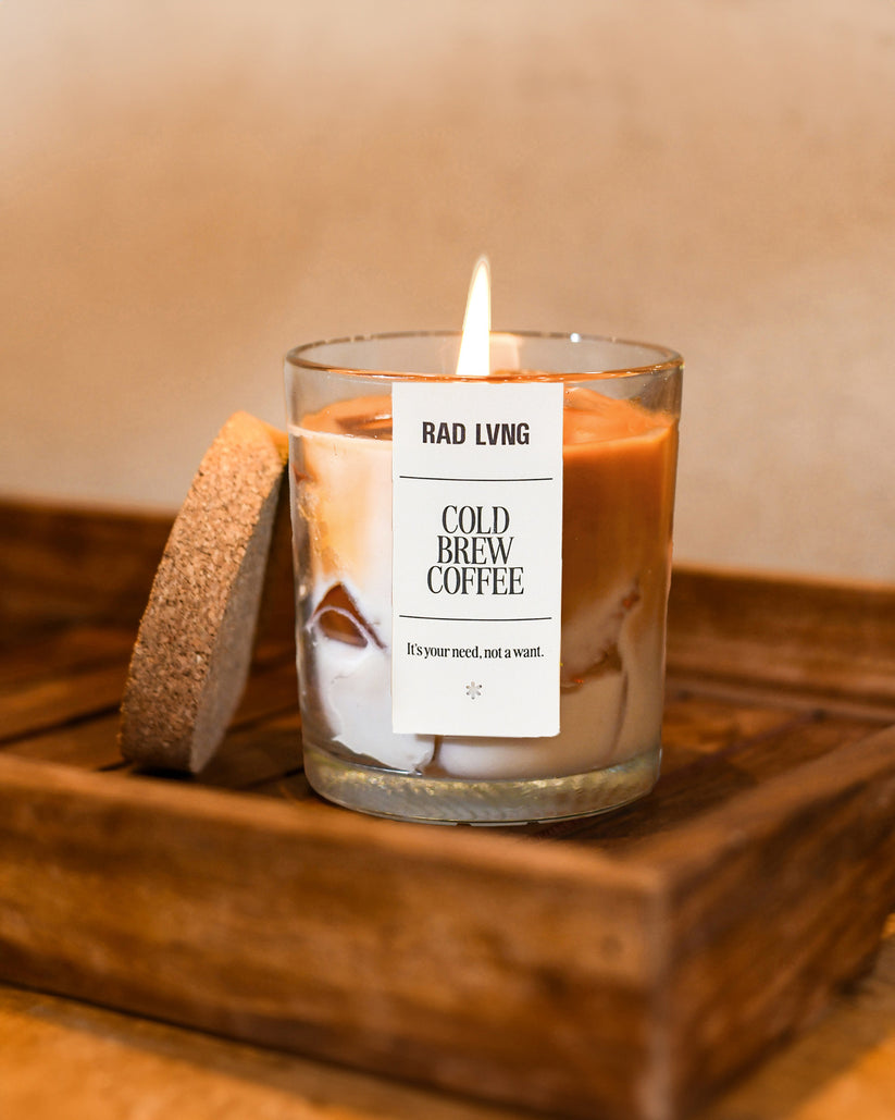 Cold Brew Candle - Viral Instagram Candle - Coffee Scented – RAD LVNG